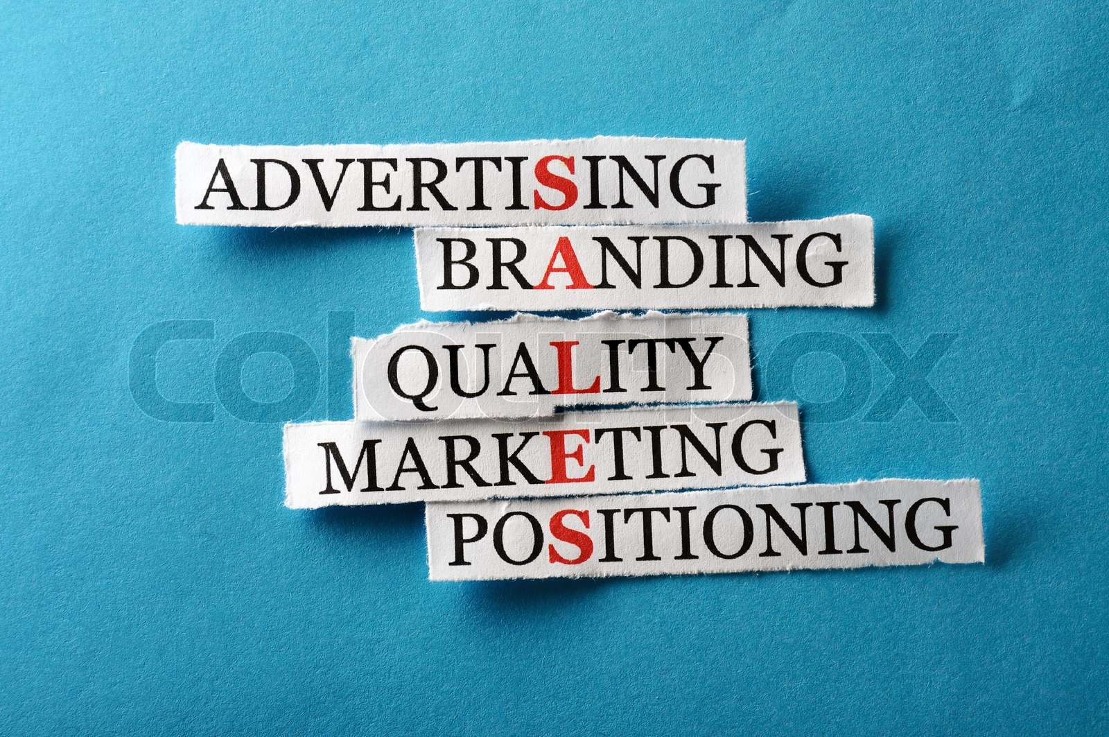 sales collage | Stock image | Colourbox