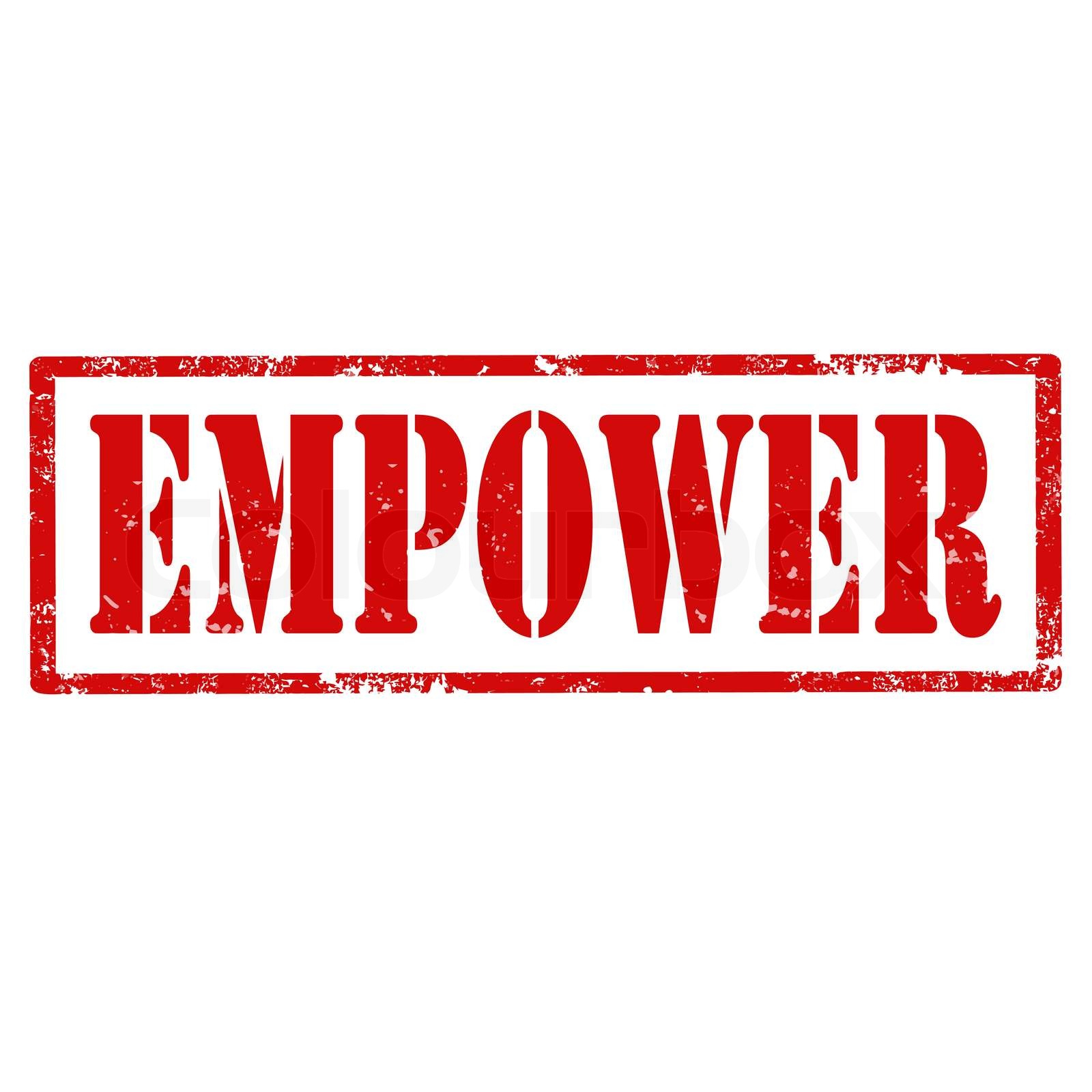 Empower-stamp | Stock vector | Colourbox