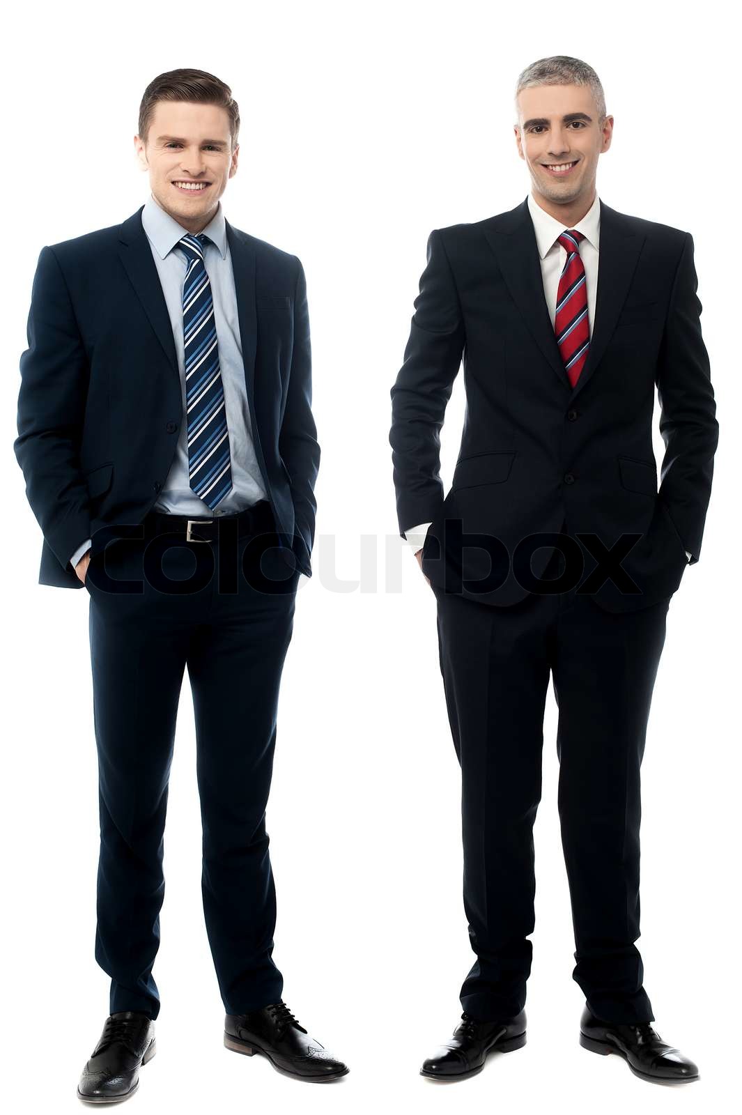 Successful businessmen posing in style | Stock image | Colourbox