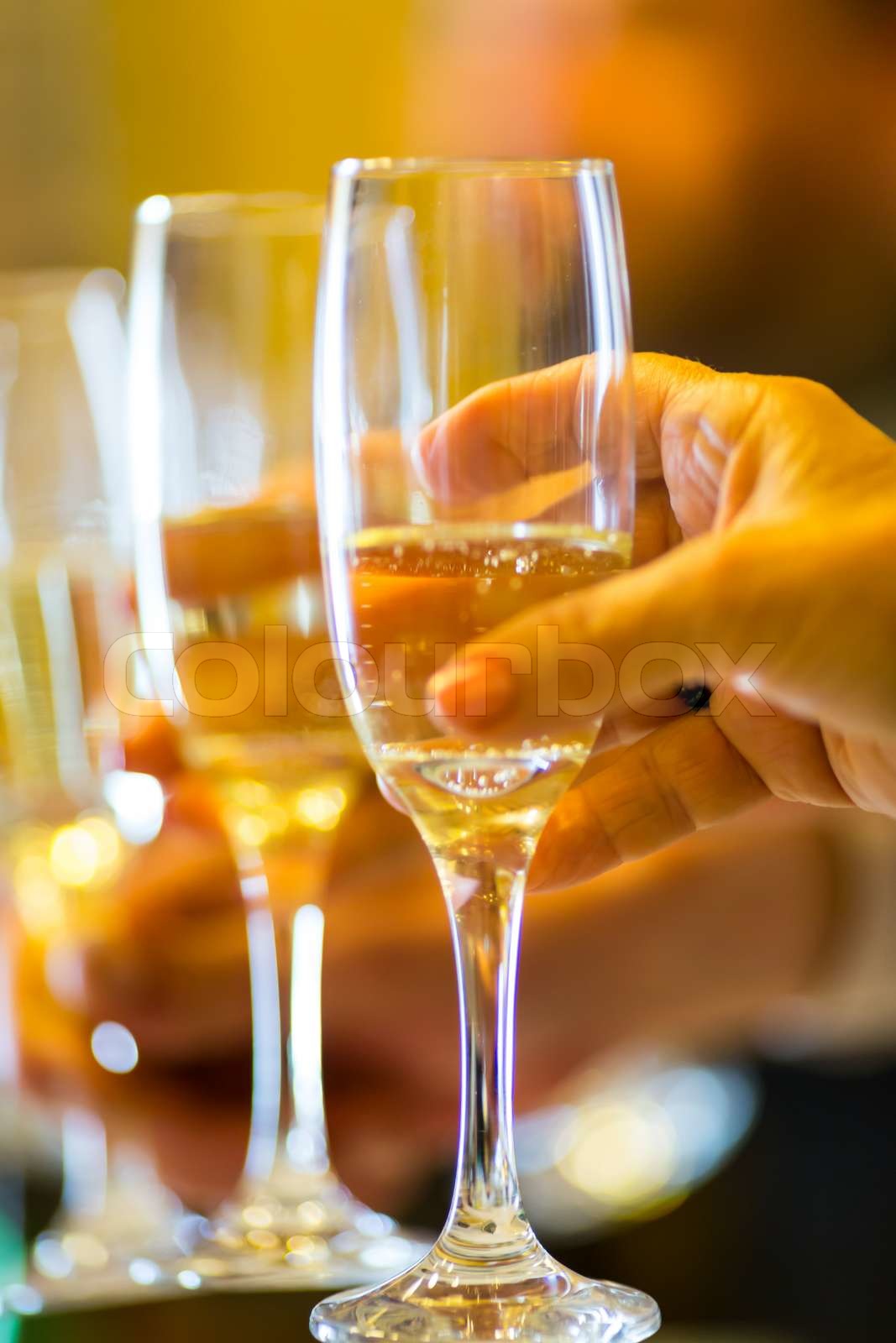 Champagne toast | Stock image | Colourbox