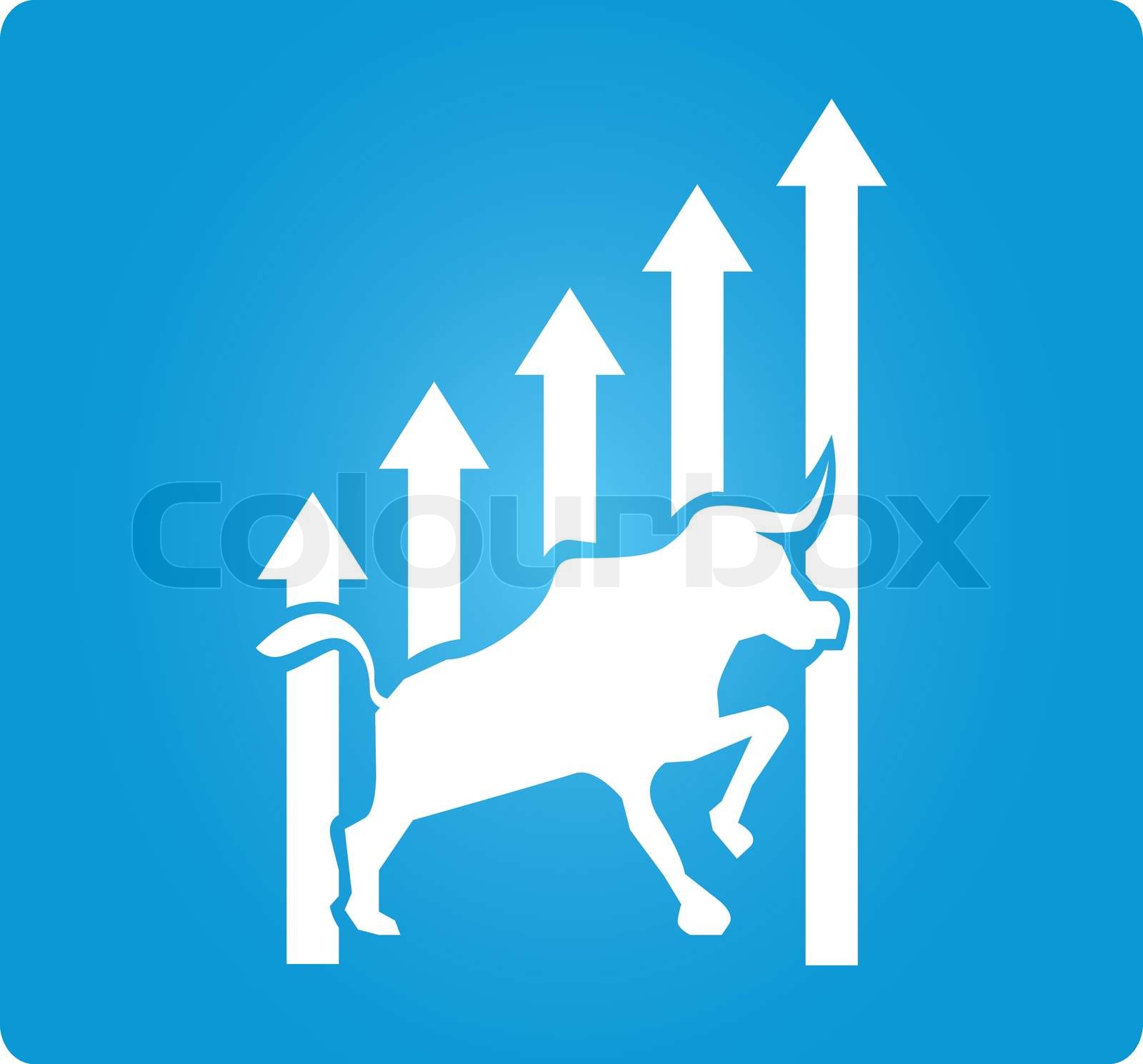 bullish stock market | Stock vector | Colourbox