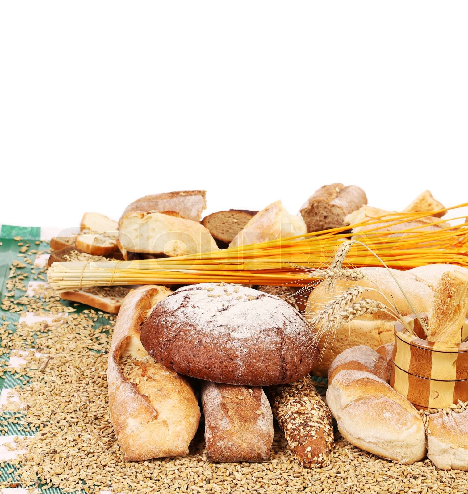 verschiedene Sorten Brot. | Stock Bild | Colourbox