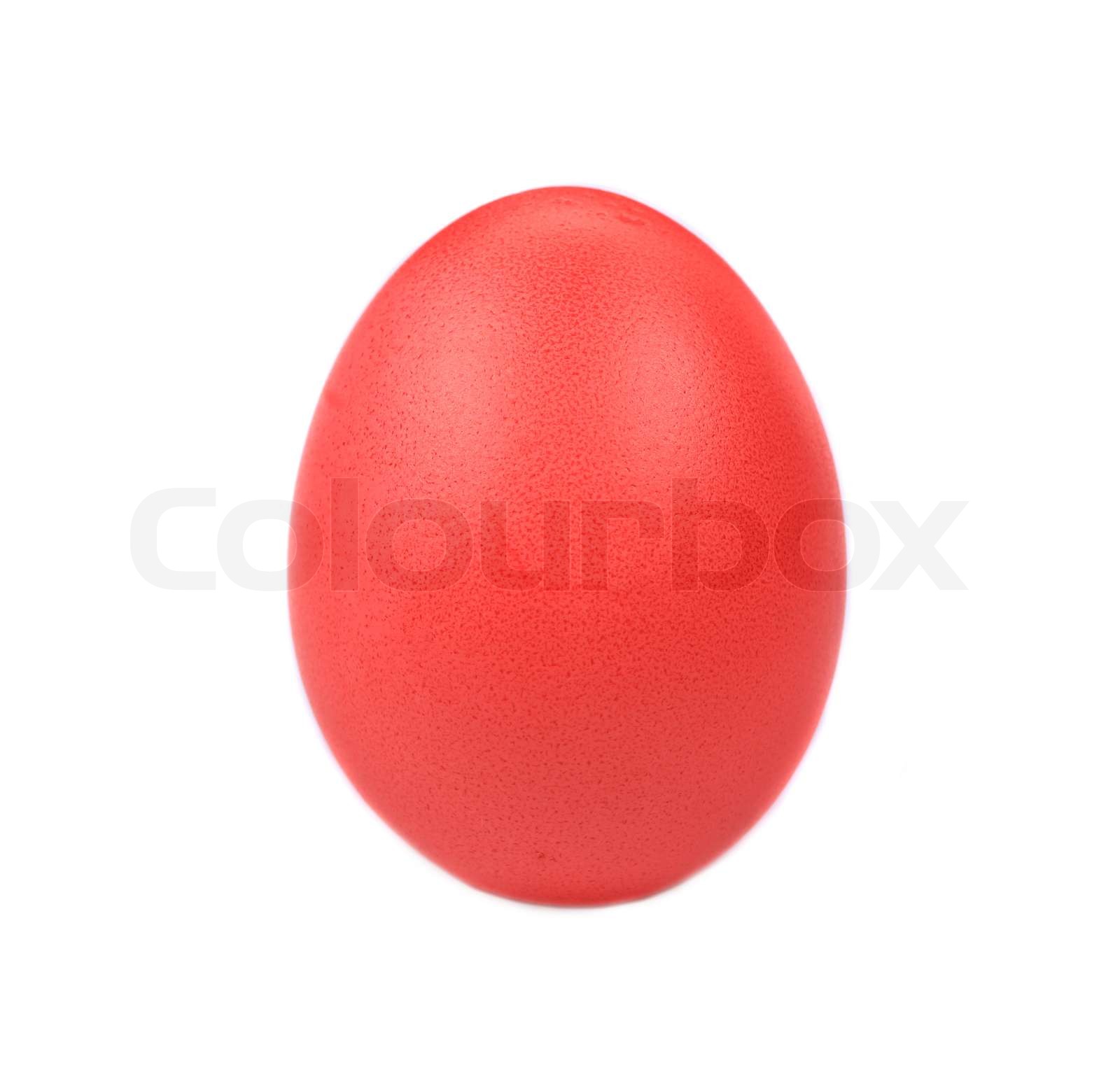 Red easter egg. | Stock image | Colourbox