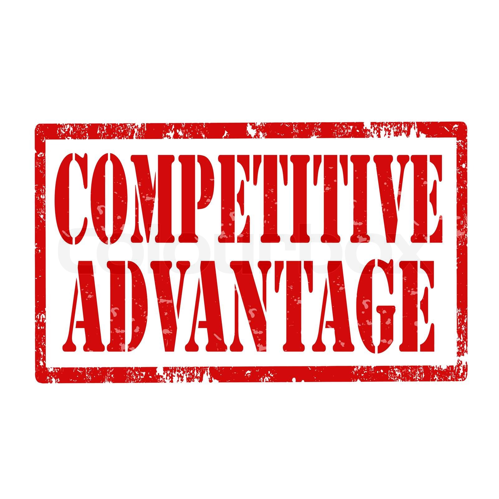 Competitive Advantage-stamp | Stock vector | Colourbox