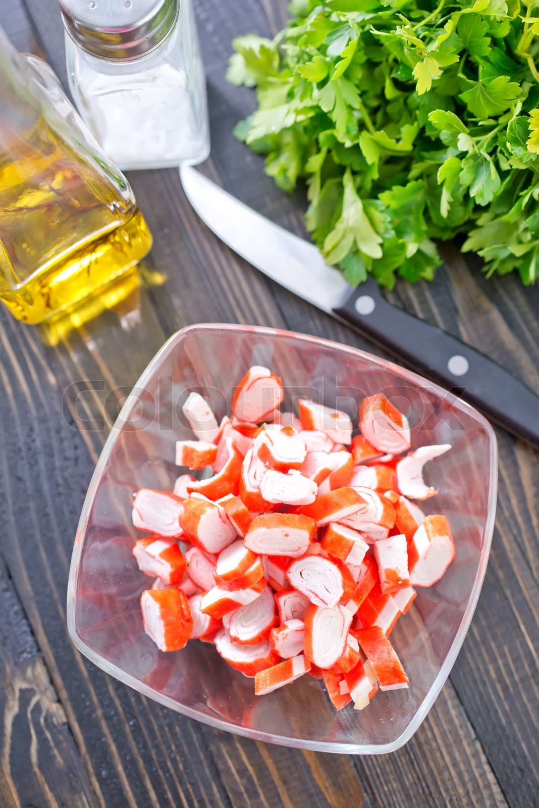 crab sticks | Stock image | Colourbox