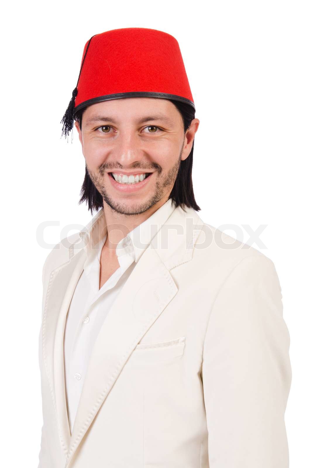 Man in traditional turkish hat and dress | Stock image | Colourbox