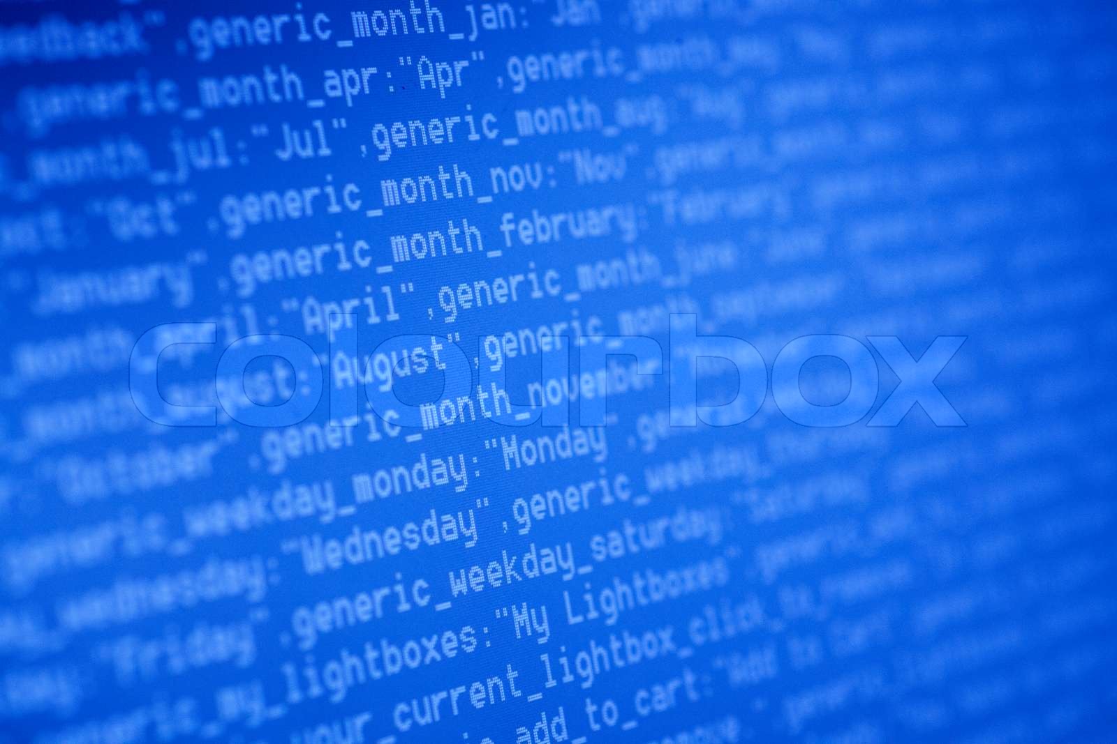 HTML codes | Stock image | Colourbox