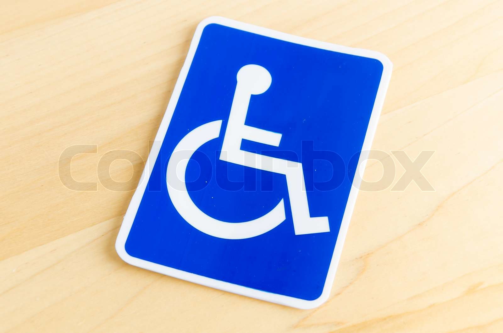 cripple sign | Stock image | Colourbox
