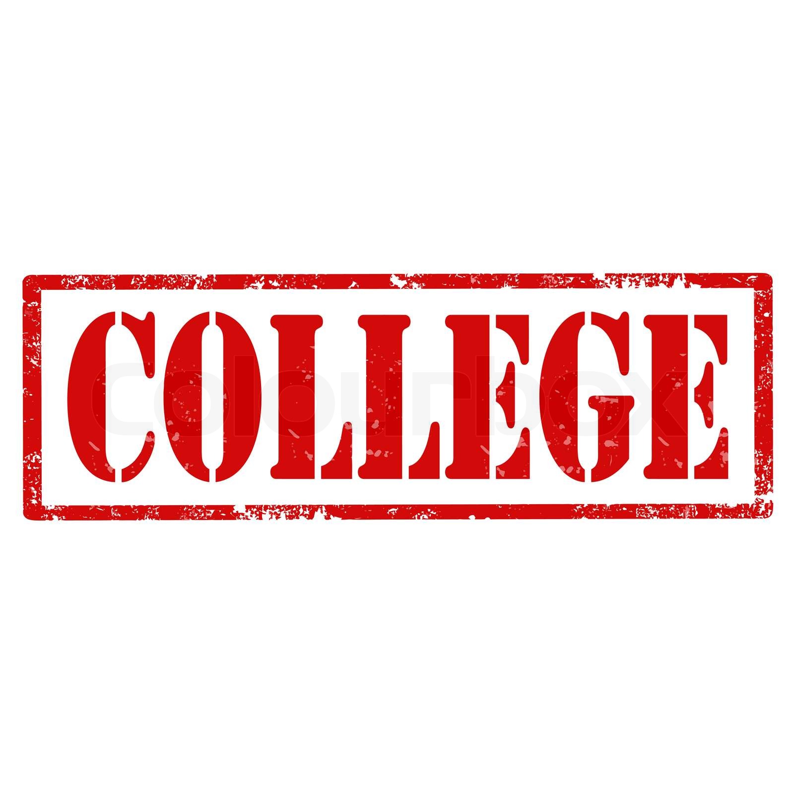 College-stamp | Stock vector | Colourbox