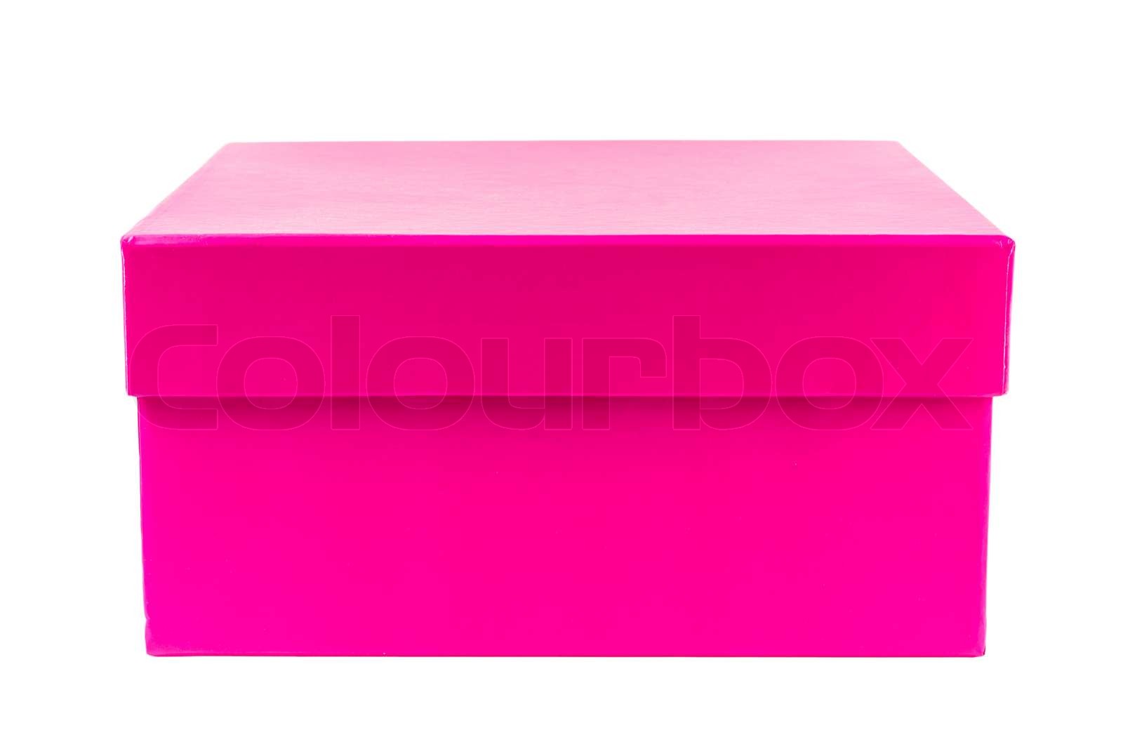 Pink box | Stock image | Colourbox