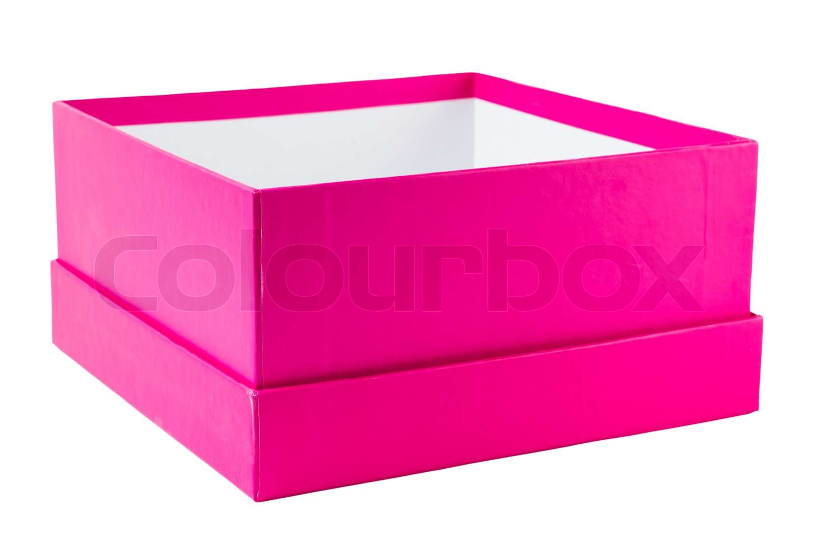 Pink box | Stock image | Colourbox