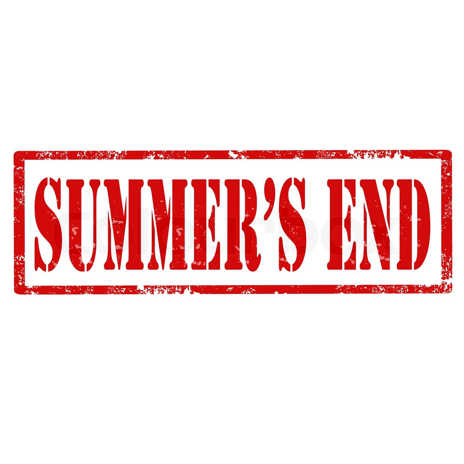 Summer's End-stamp | Stock vector | Colourbox