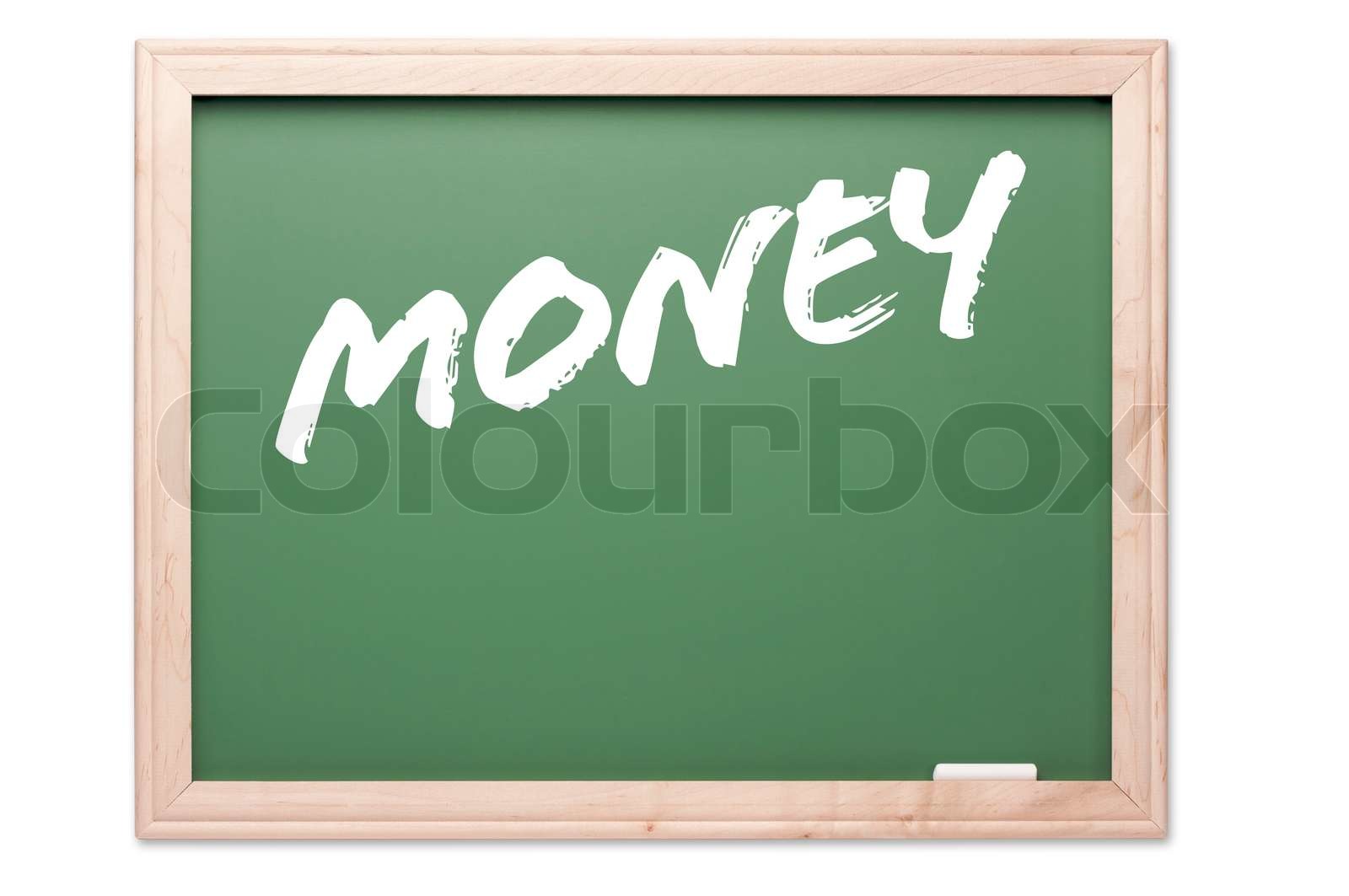 Chalkboard Series - Money | Stock image | Colourbox