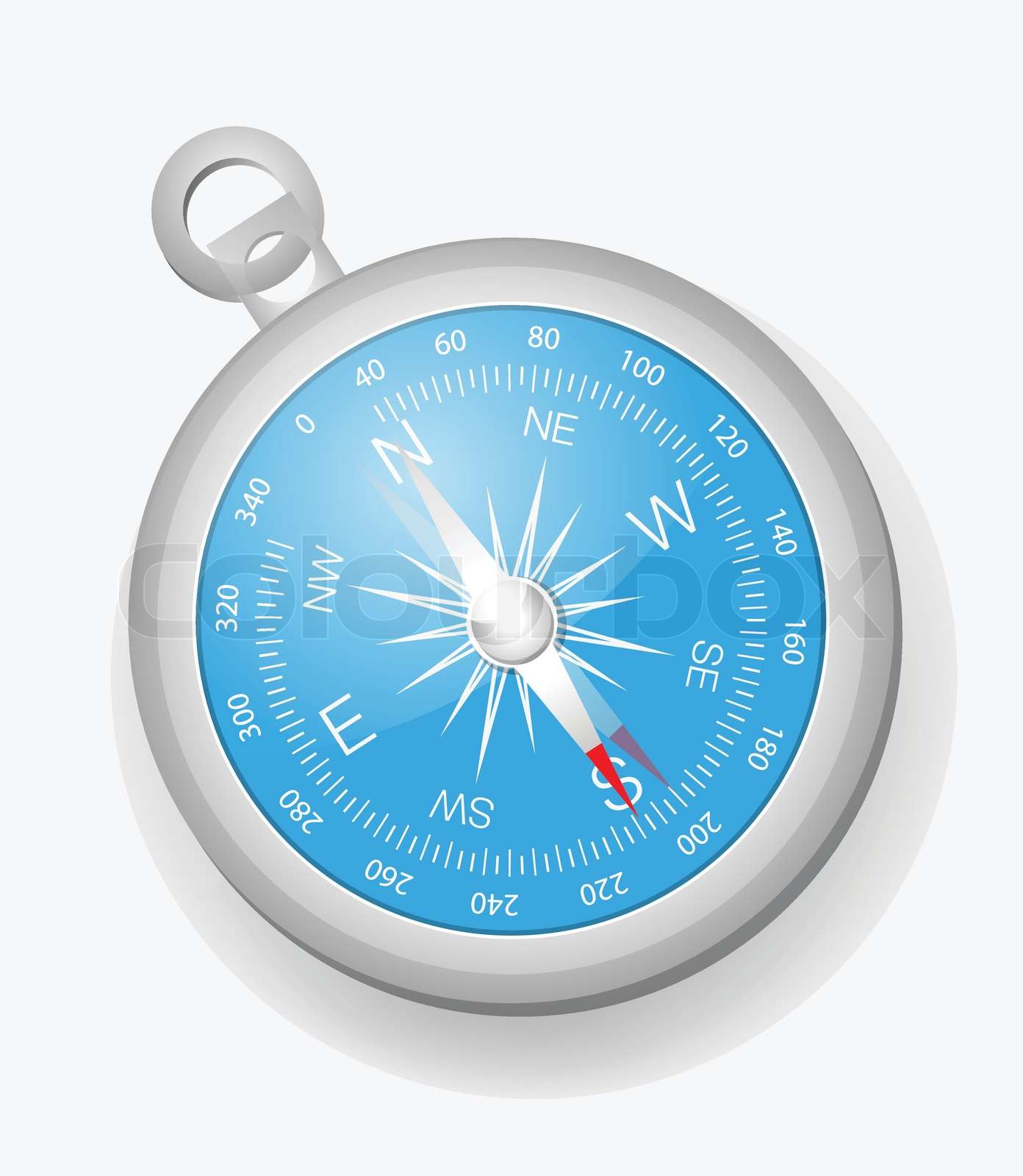 Darstellung der Navigation Kompass | Stock-Vektor | Colourbox