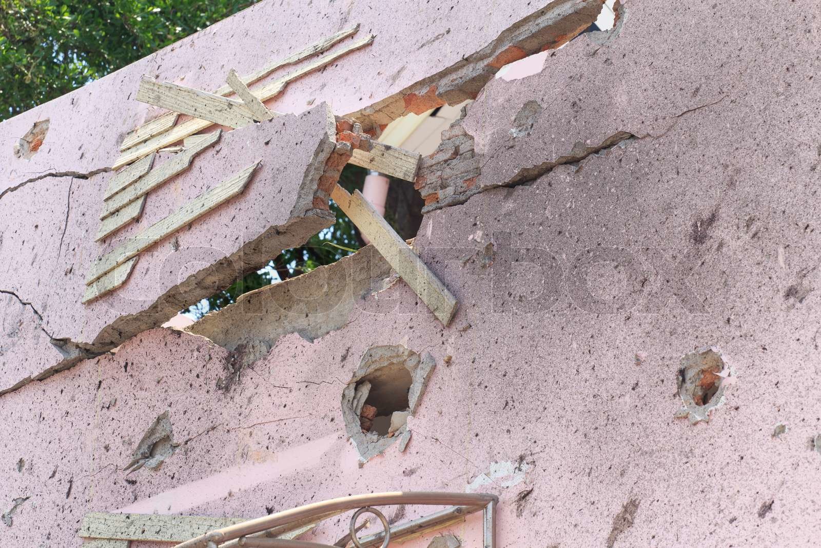 Home damaged | Stock image | Colourbox