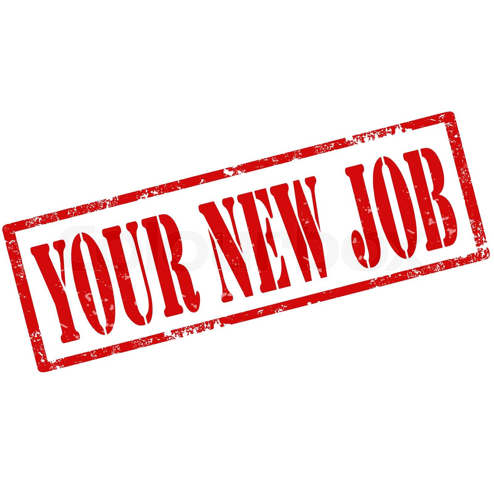Your New Job-stamp | Stock vector | Colourbox