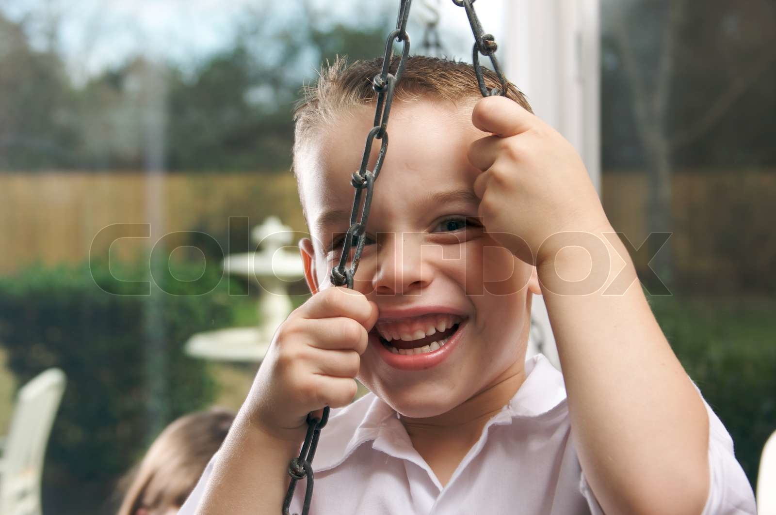 Adorable Young Boy Smiles | Stock image | Colourbox