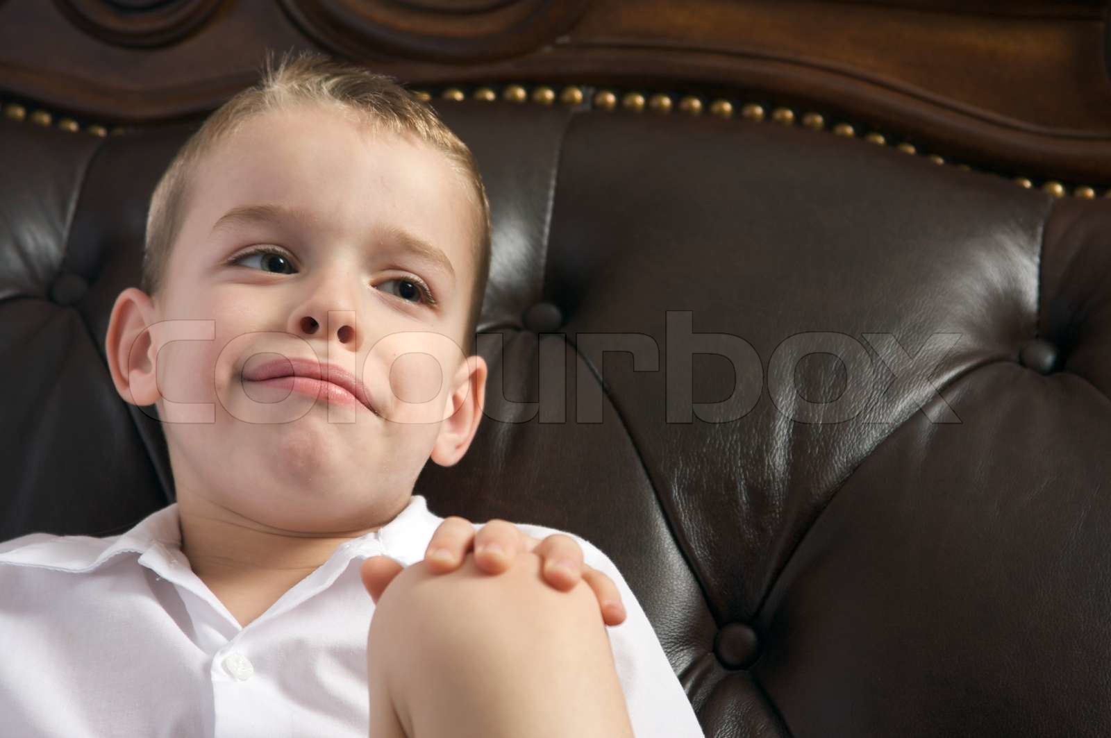 Adorable Young Boy Smiles | Stock image | Colourbox