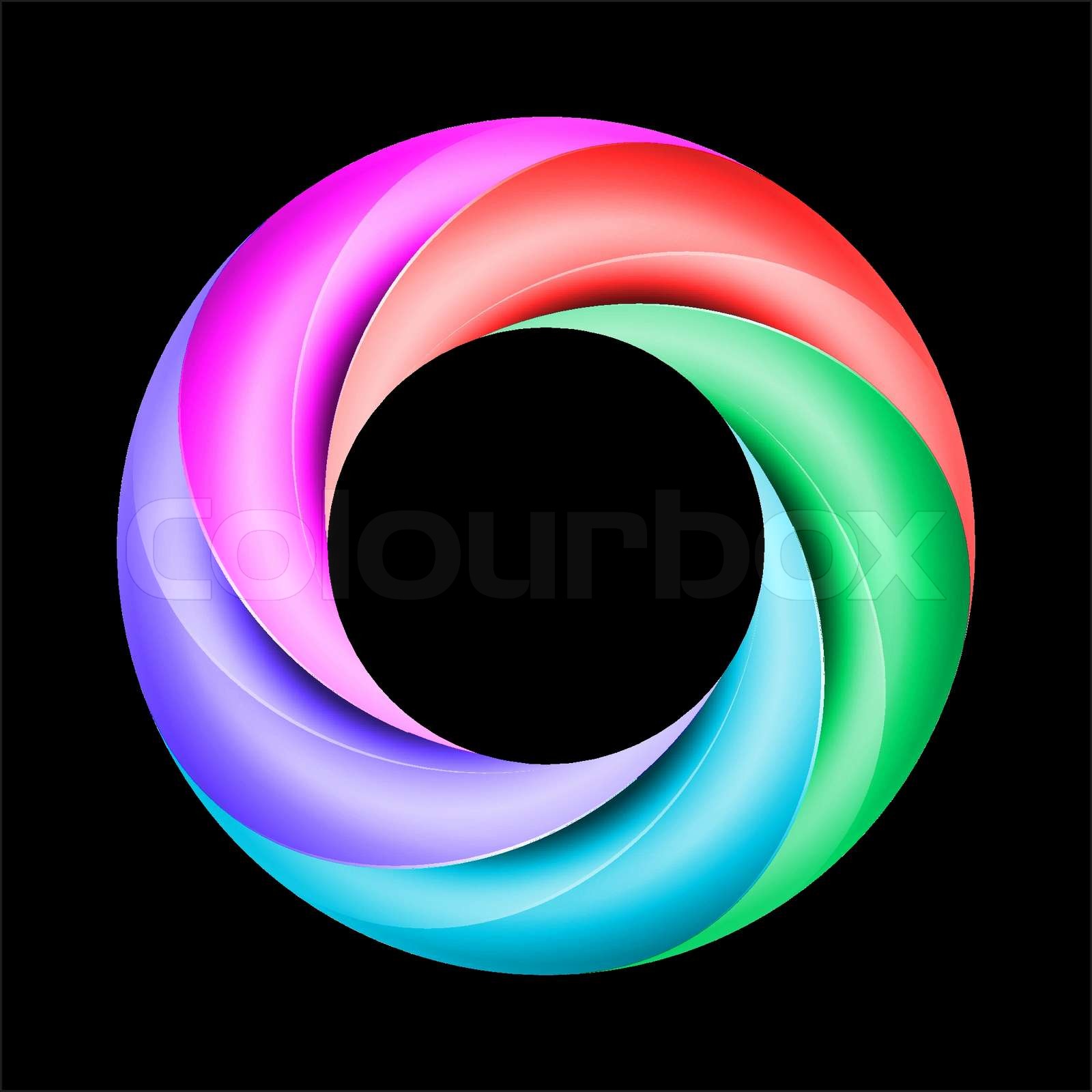 Colorful ring | Stock vector | Colourbox