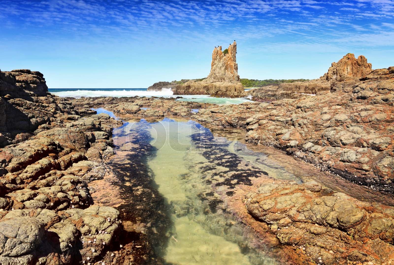 Cathedral Rock Kiama | Stock Bild | Colourbox