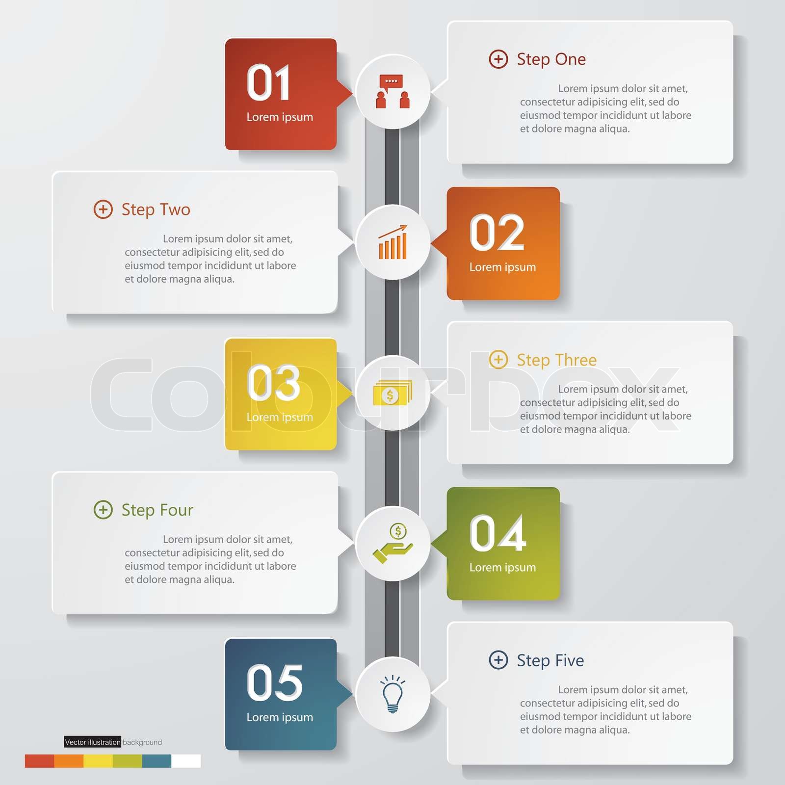 Design clean number banners template/graphic or website layout. Vector ...