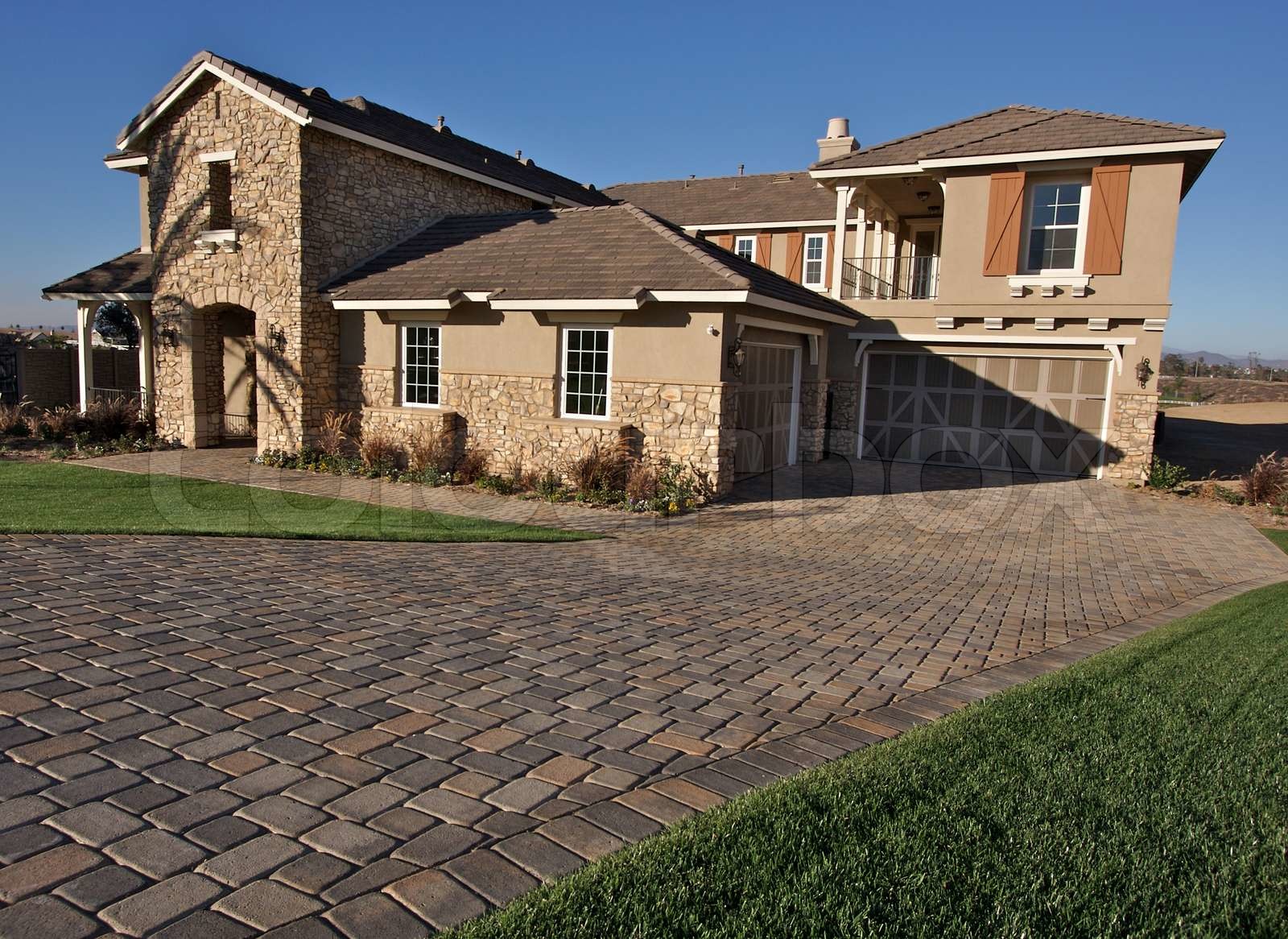 Modern Home in Rural Setting. | Stock image | Colourbox