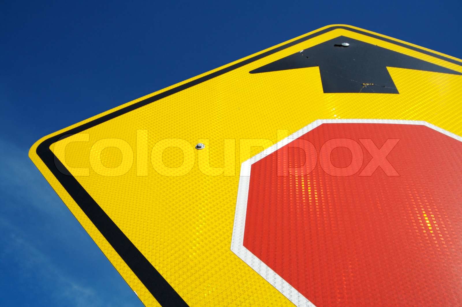 Yield Sign Ahead Sign