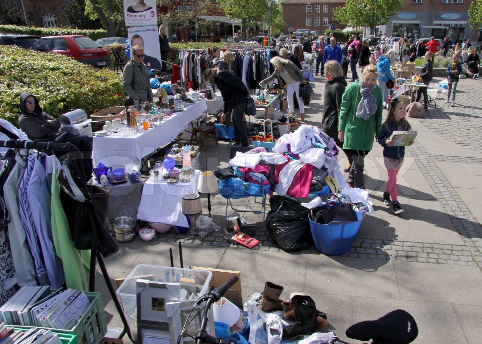 Scene from Flea market | Stock image | Colourbox