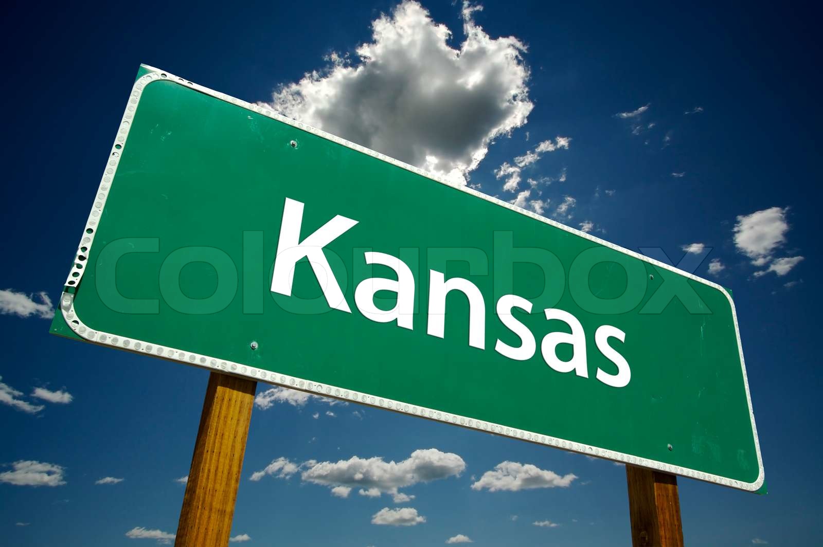 Kansas Road Sign | Stock image | Colourbox
