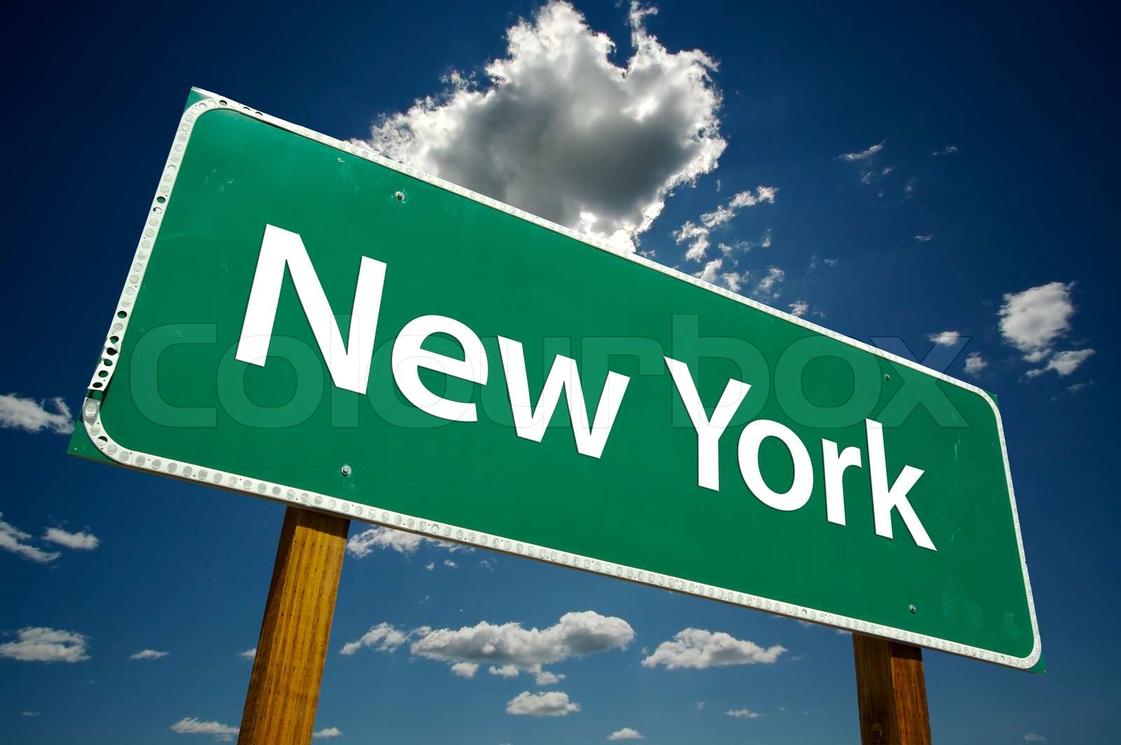 New York Road Sign | Stock image | Colourbox