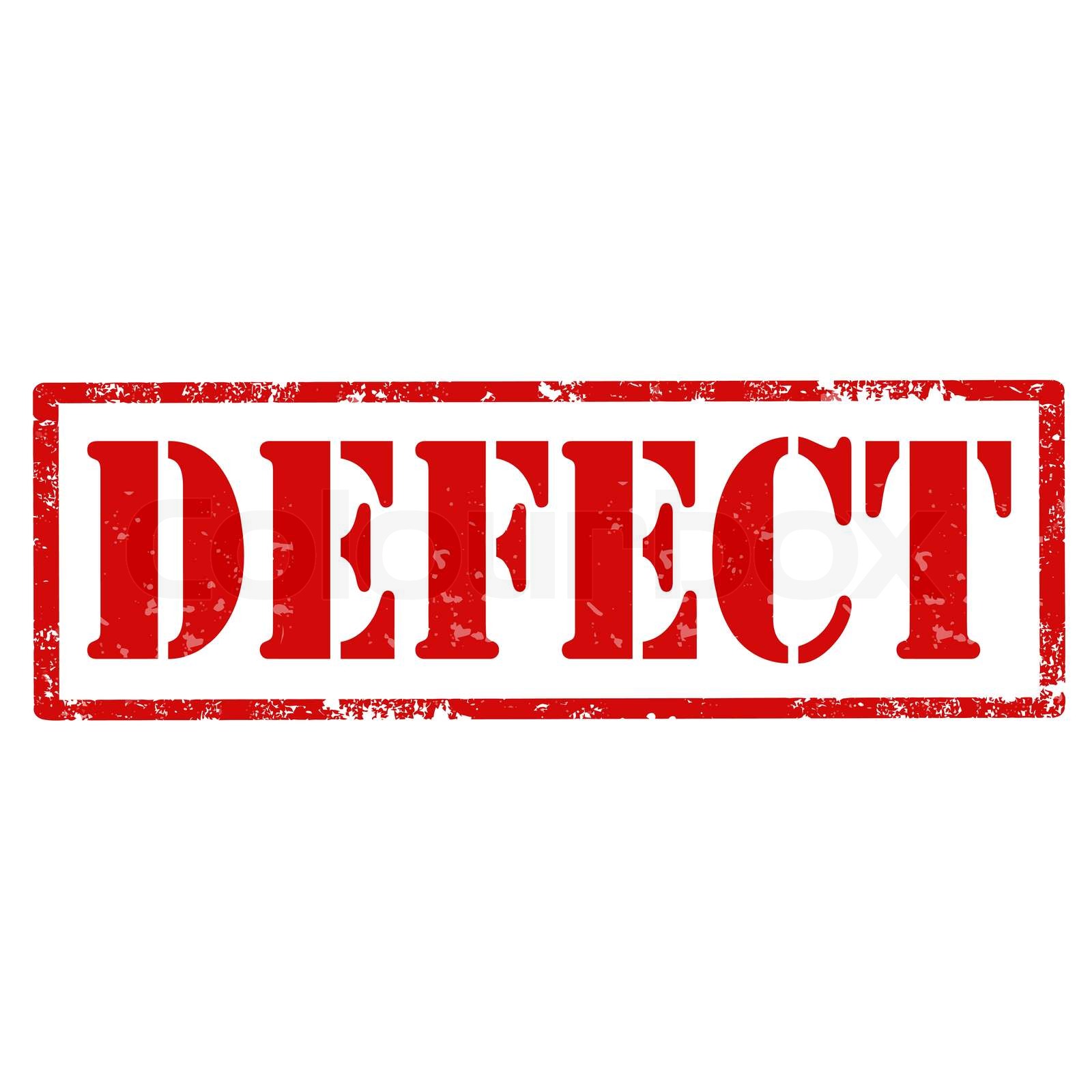 Defect-stamp | Stock vector | Colourbox
