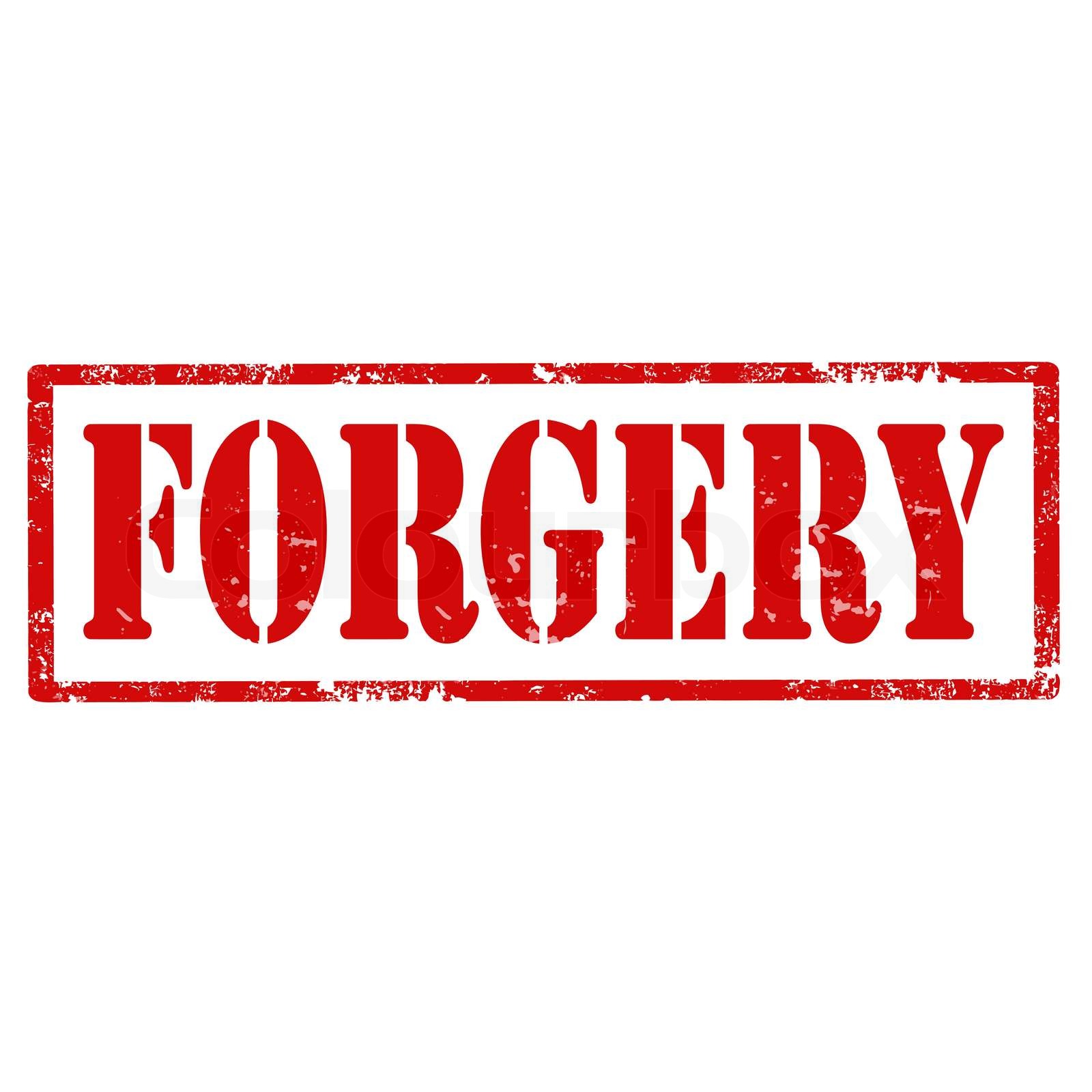 Forgery-stamp | Stock vector | Colourbox