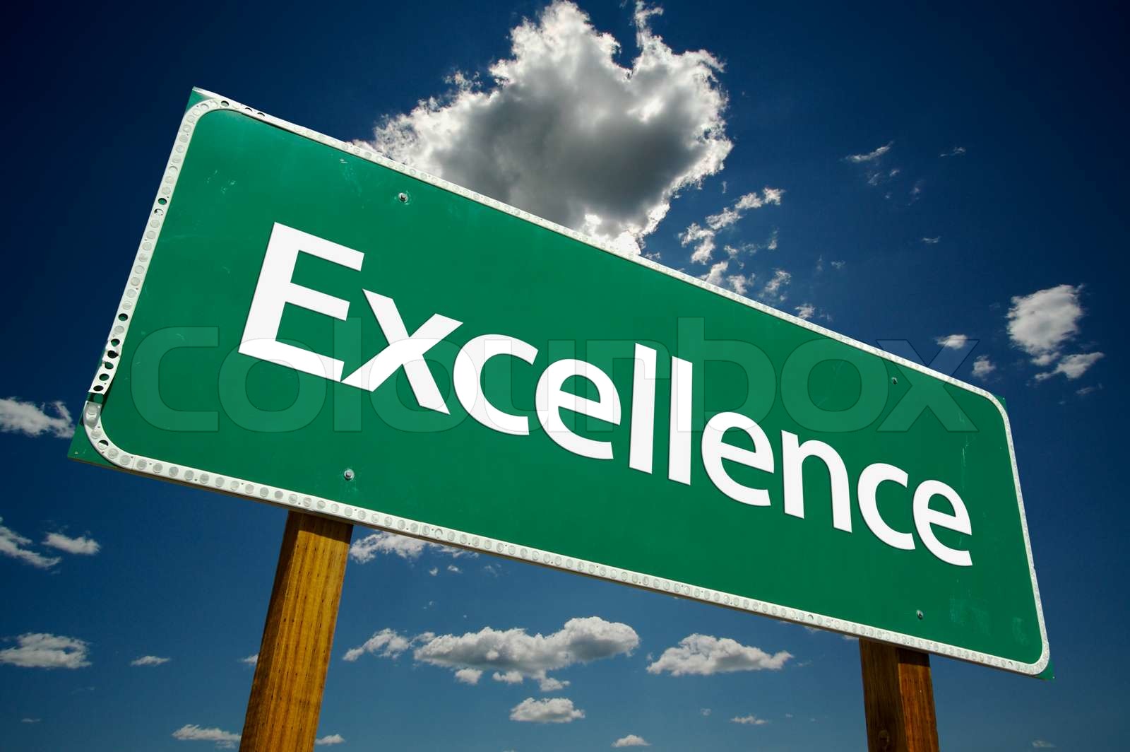 Excellence Road Sign | Stock image | Colourbox