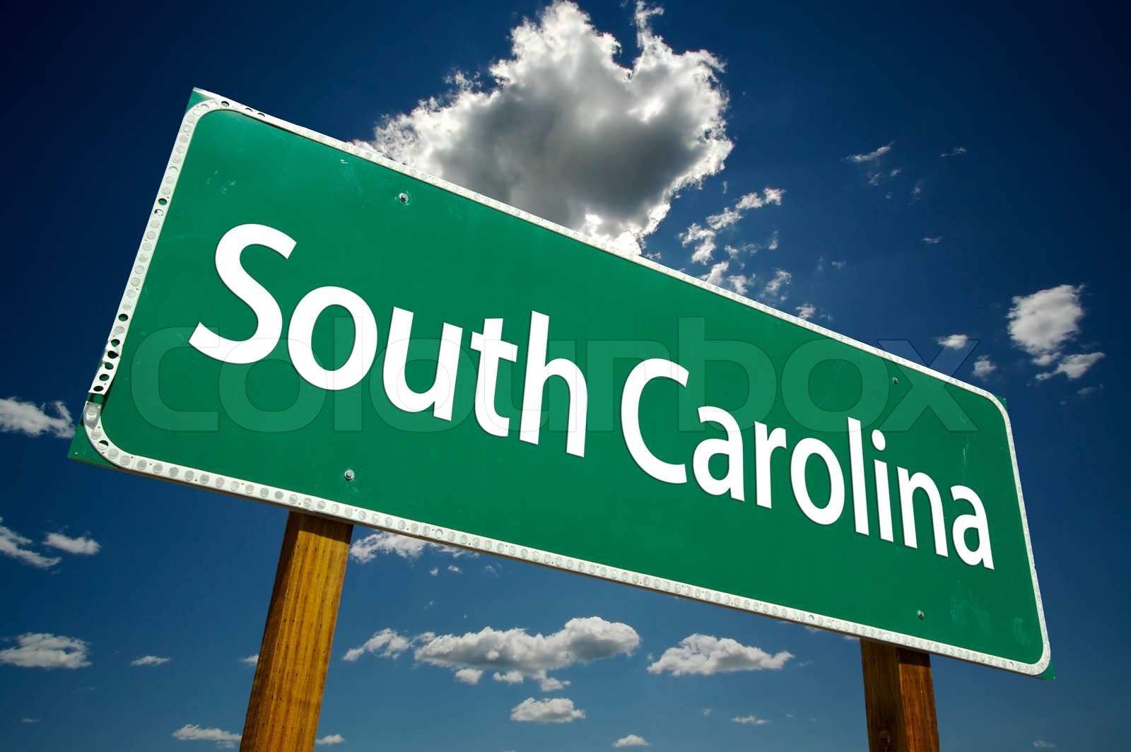 South Carolina Road Sign | Stock image | Colourbox