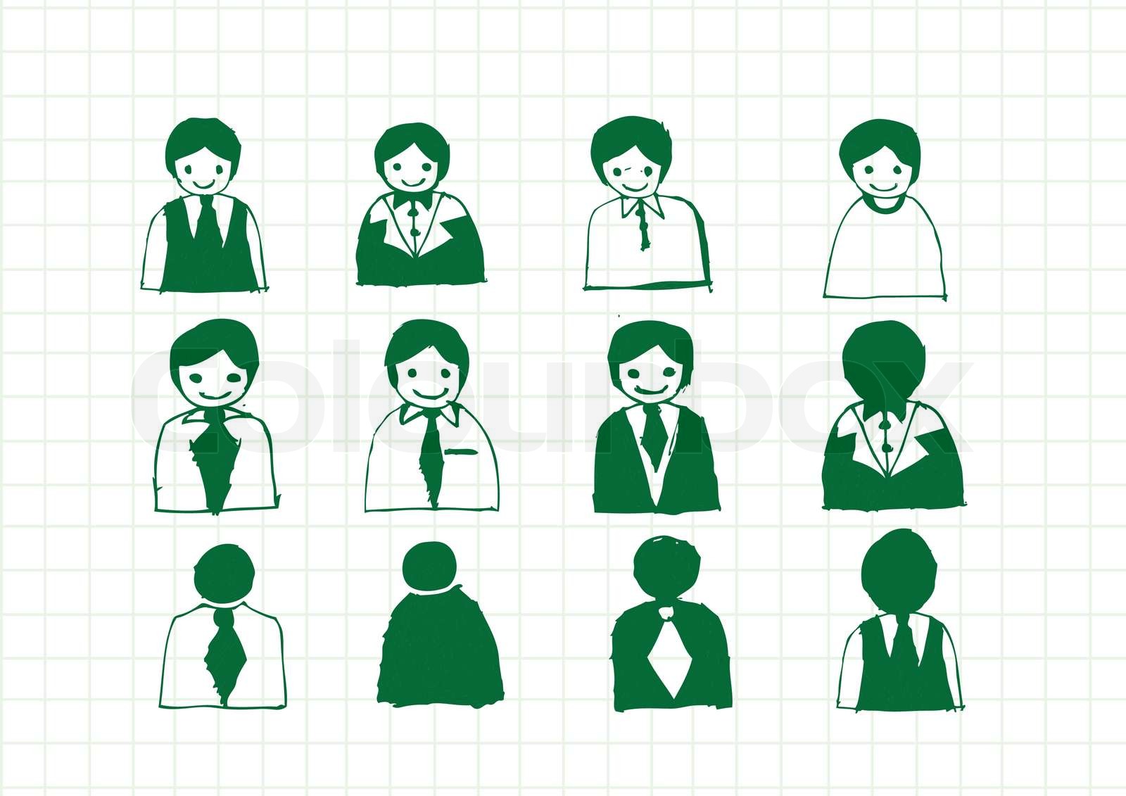 erwachsene, adrett, männlich | Stock-Vektor | Colourbox