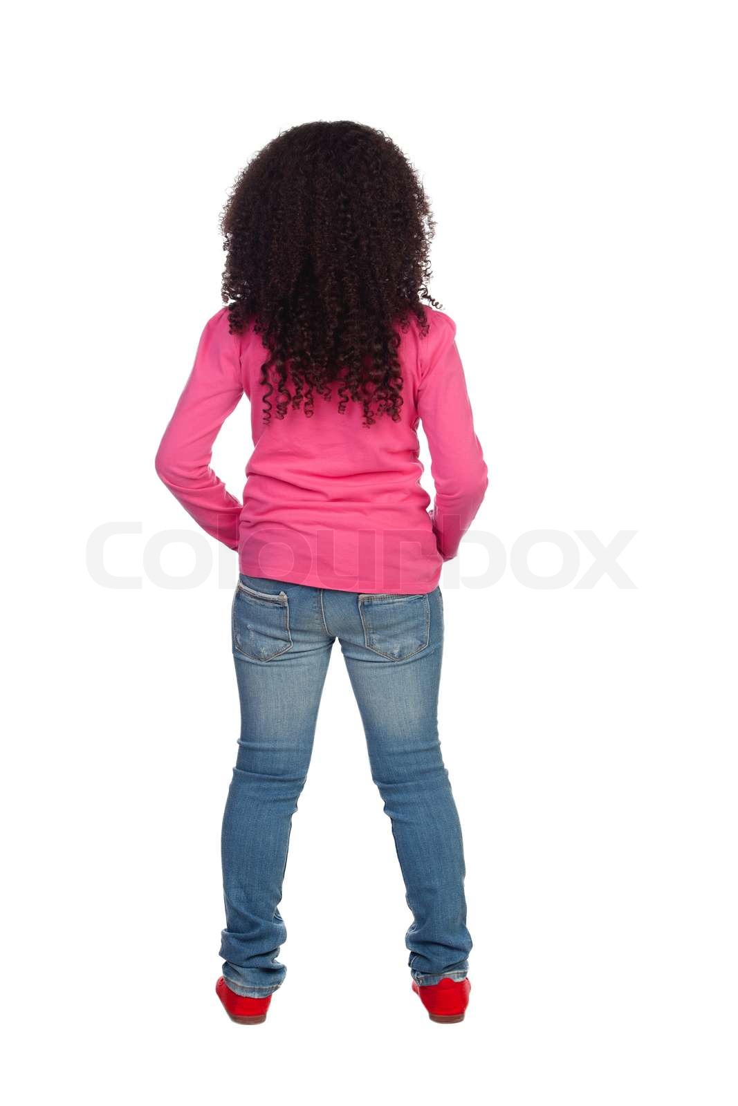 African Girl back | Stock image | Colourbox