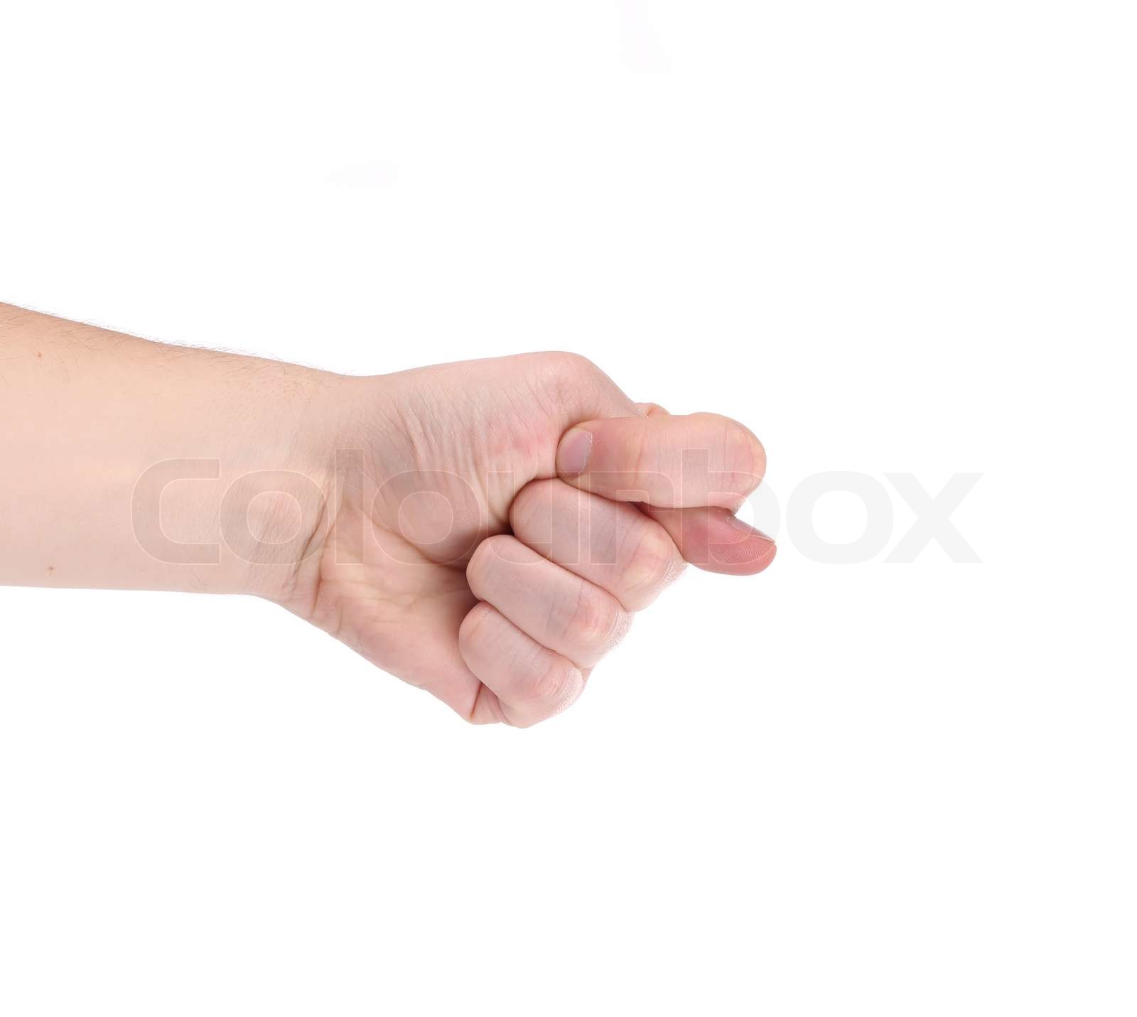 Fig hand sign. | Stock image | Colourbox