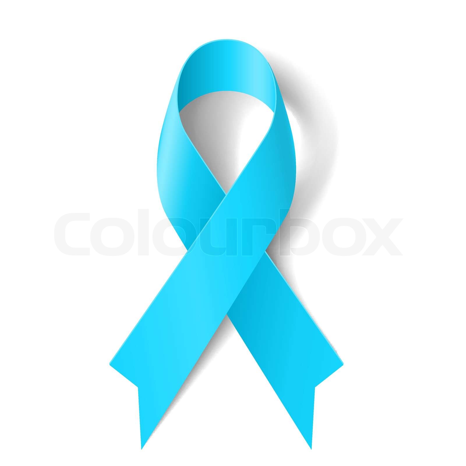 Light Blue ribbon | Stock-Vektor | Colourbox