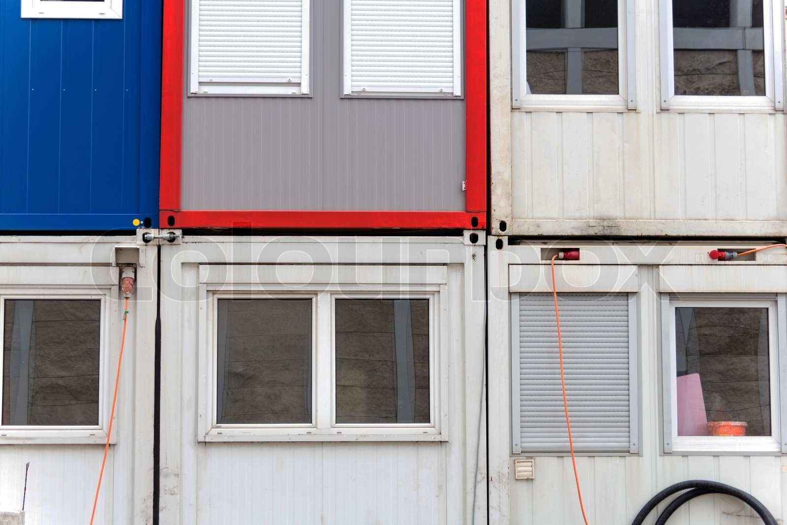 container on construction site - Stock Image - Everypixel