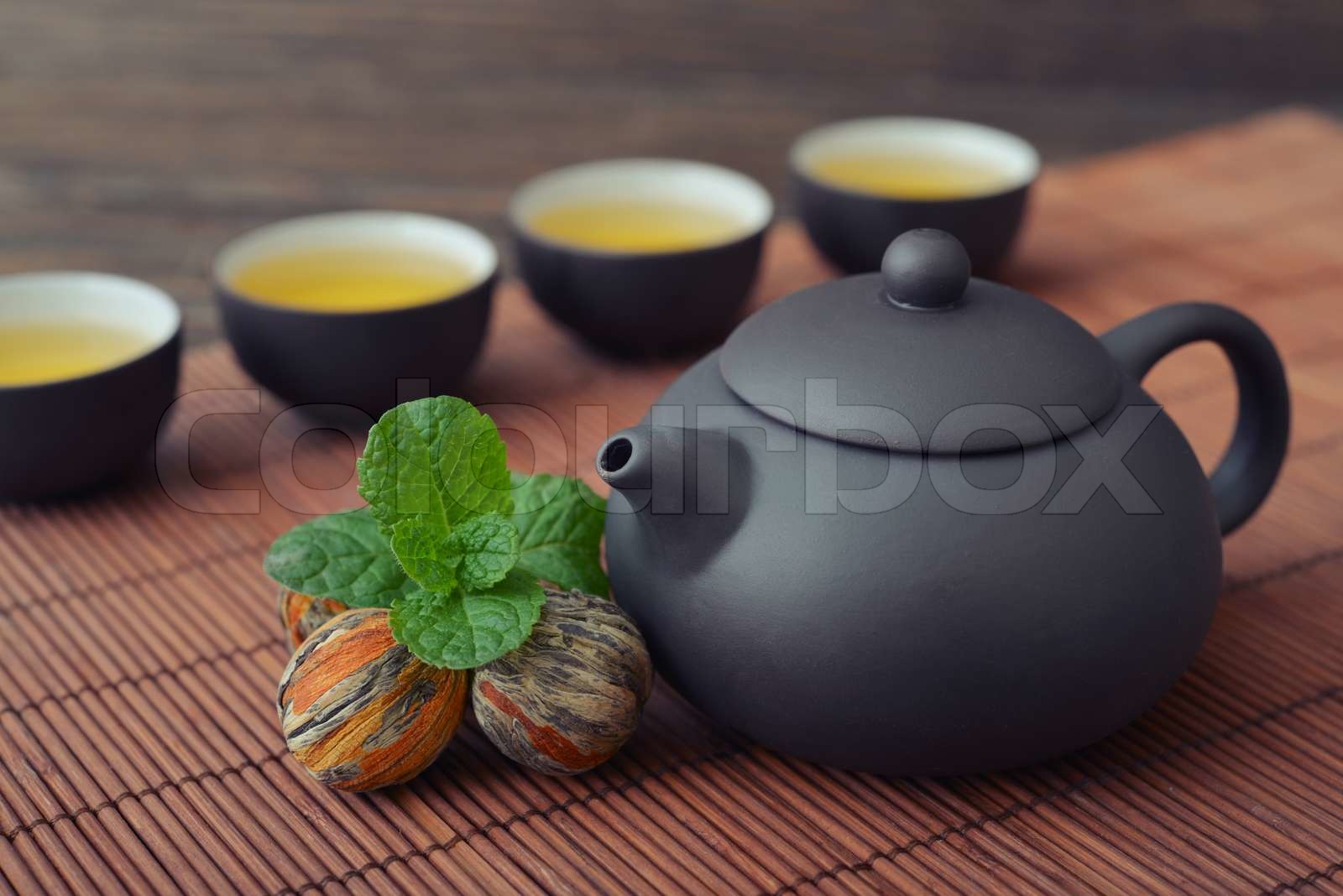 Green tea | Stock image | Colourbox