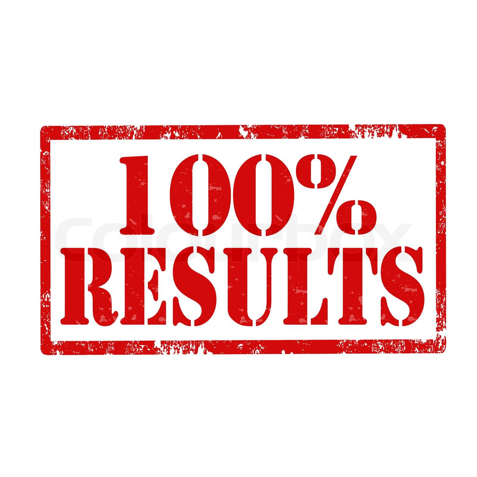 Results-stamp | Stock vector | Colourbox