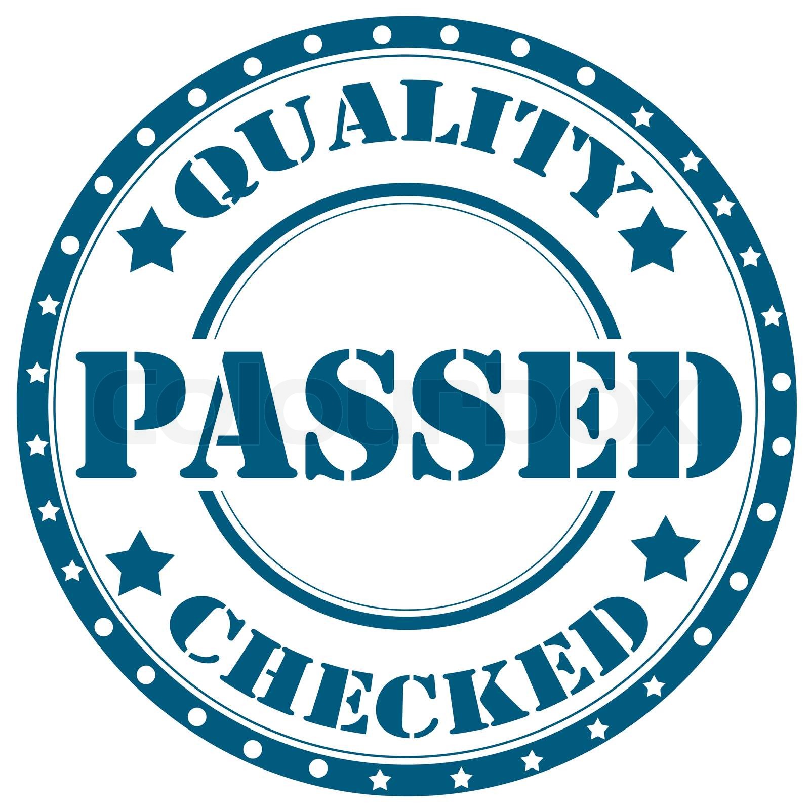 Passed-stamp | Stock vector | Colourbox