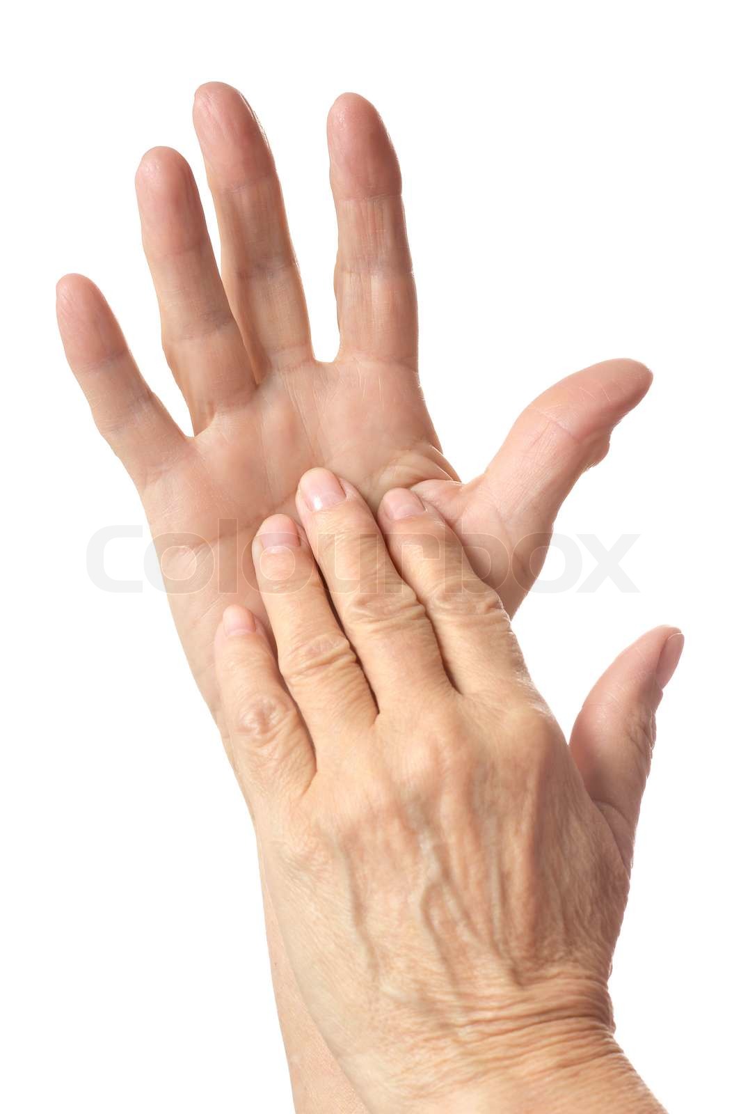 Older hands closeup | Stock image | Colourbox
