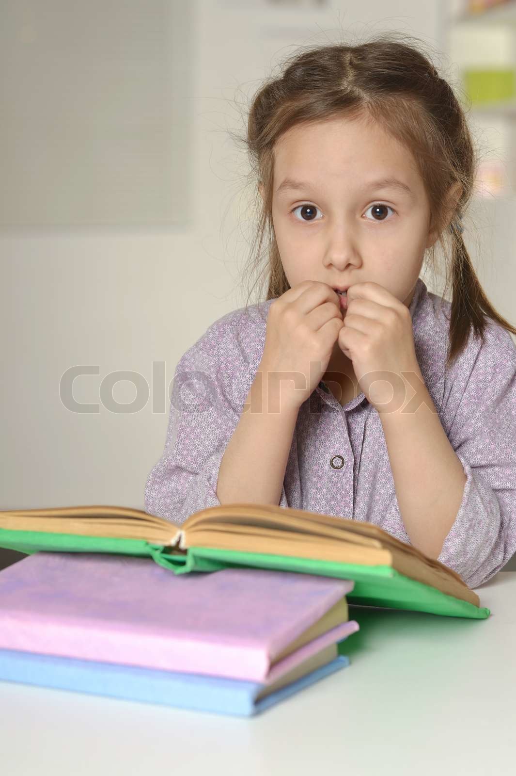 Nice little girl | Stock image | Colourbox