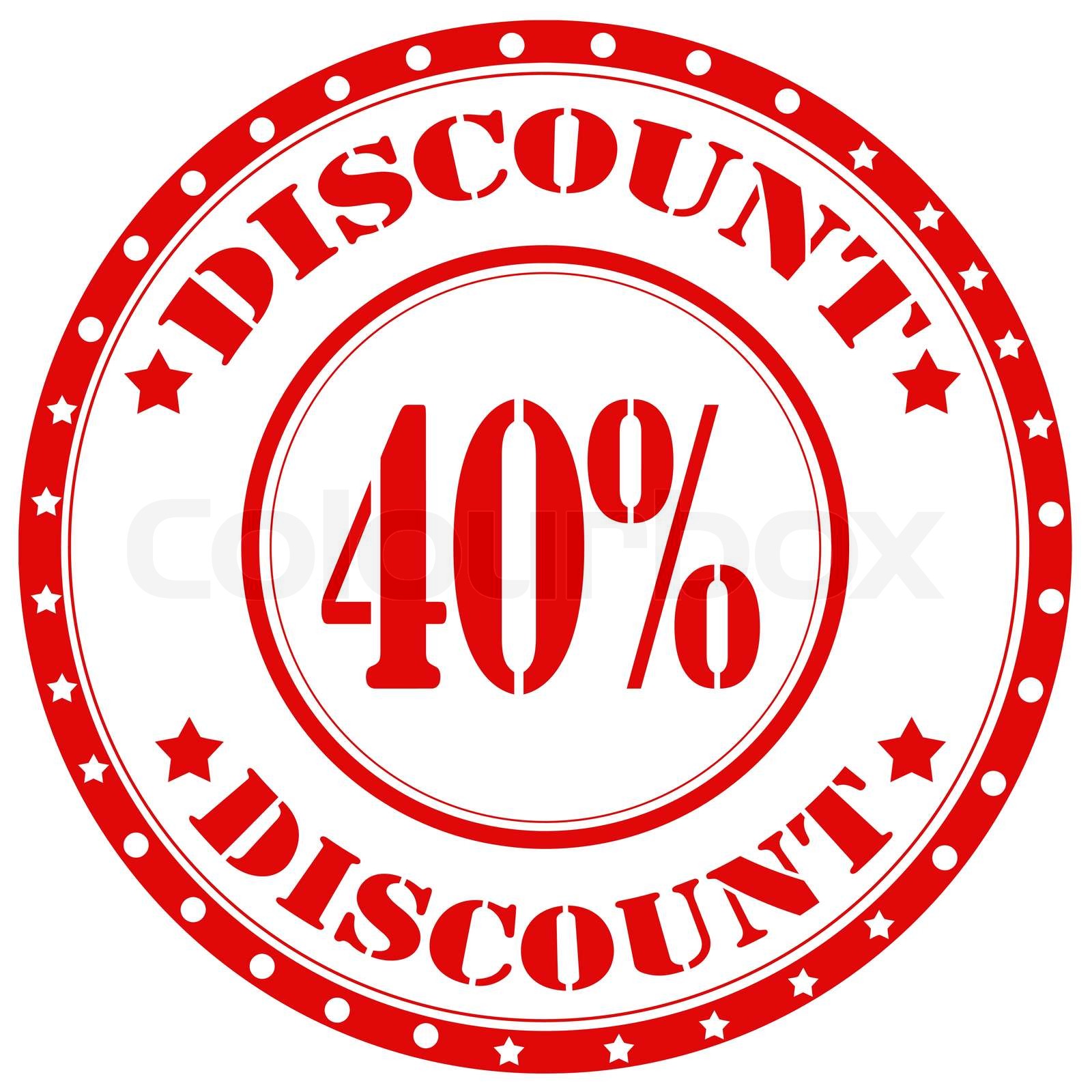 Discount-stamp | Stock vector | Colourbox