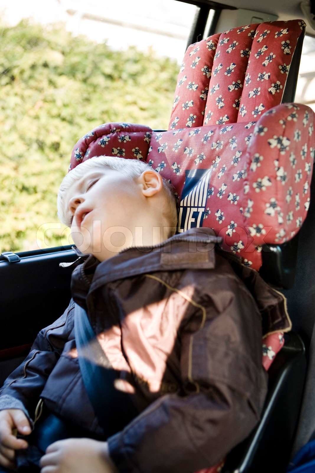 sovende, barn, sikkerhed | Stock foto | Colourbox