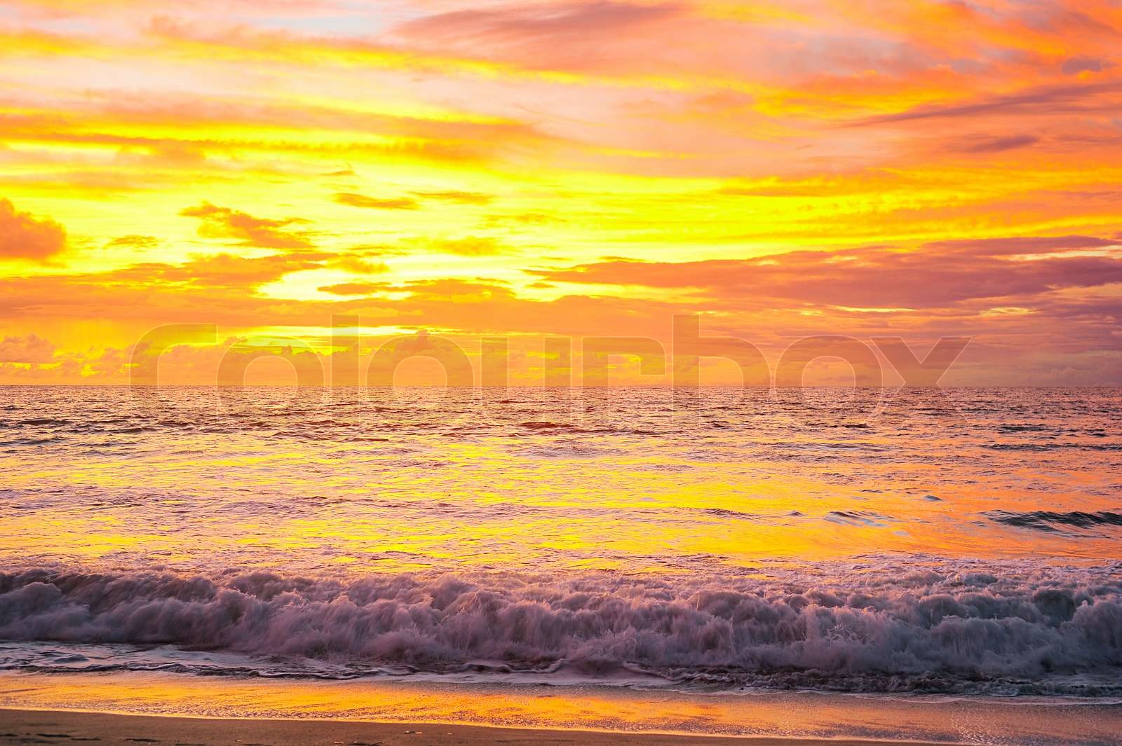 Sunset on Bali | Stock image | Colourbox