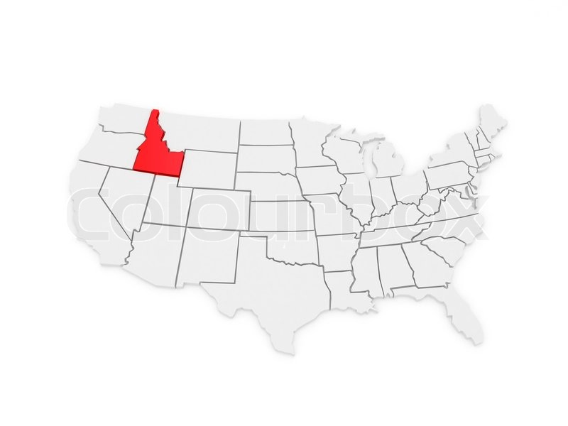 Map Of Idaho And Surrounding States
