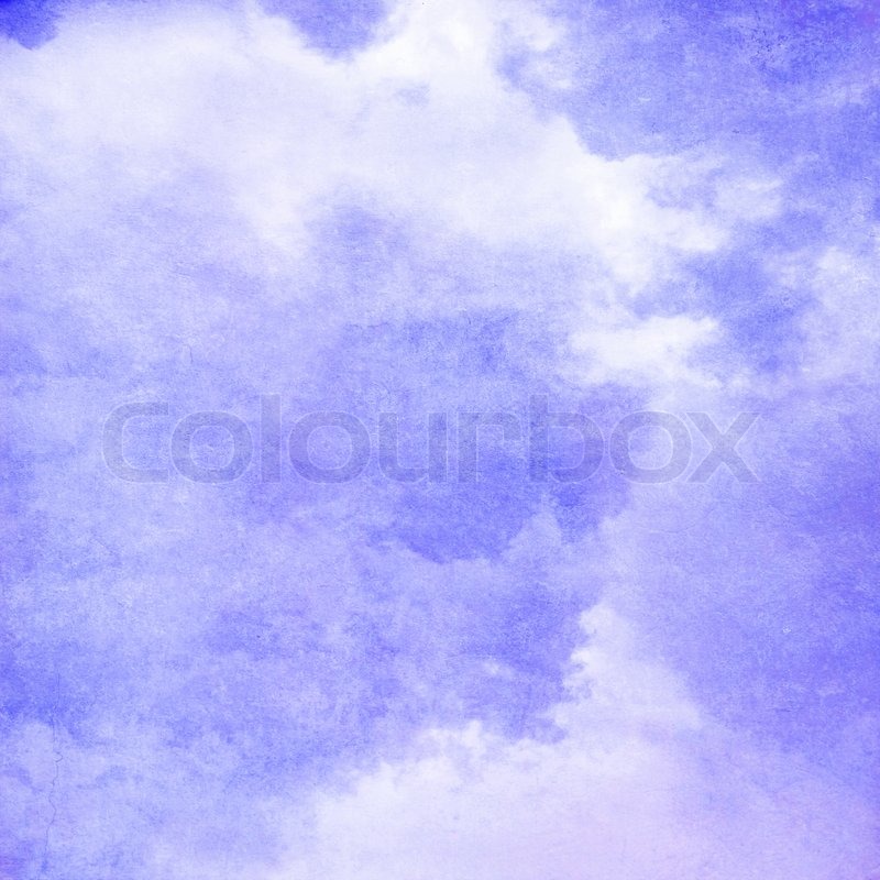 Blue cloud background texture | Stock image | Colourbox