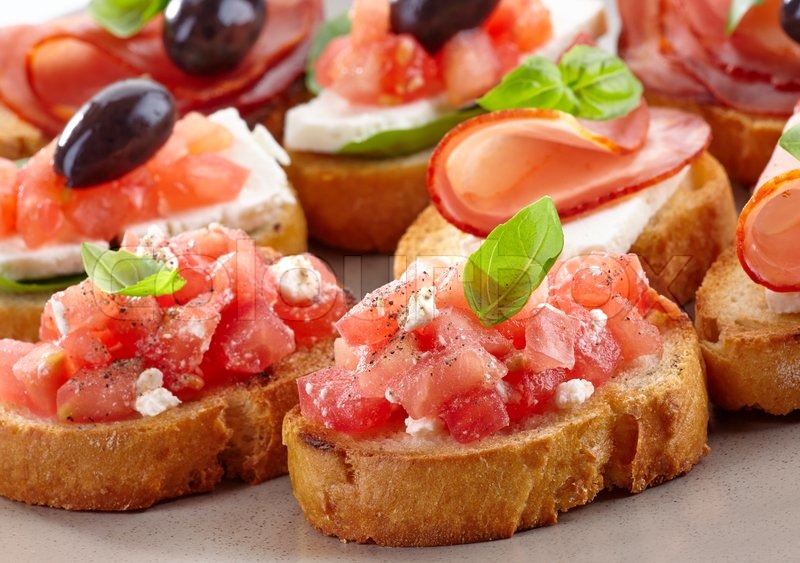 Spanish Food Tapas Toasted Bread With Stock Image Colourbox Spanish Food Tapas Toasted Bread With Stock Image Colourbox